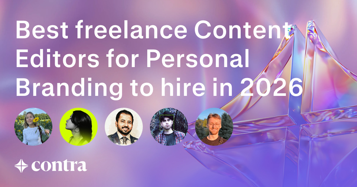 Content Editing freelancers for Personal Branding