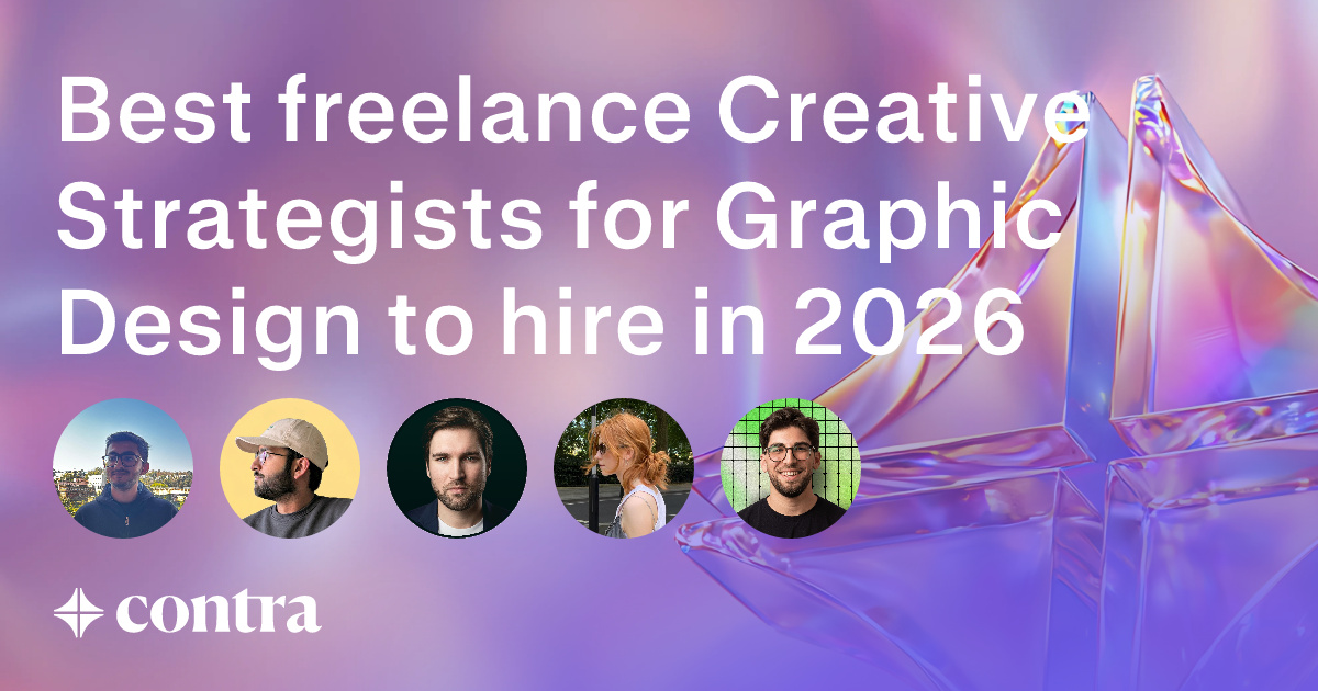 Creative Strategist freelancers for Graphic Design
