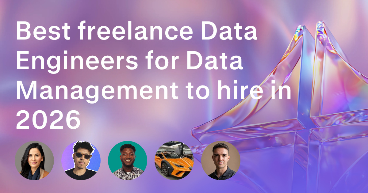 Data Engineering freelancers for Data Management