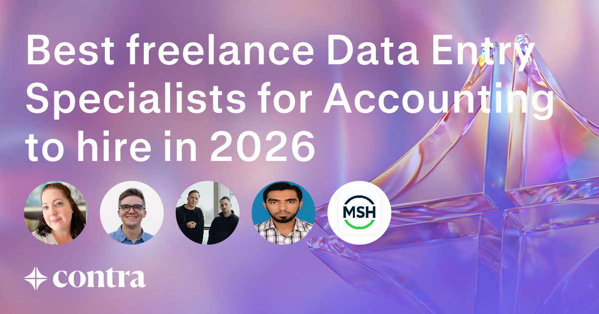 Data Entry freelancers for Accounting