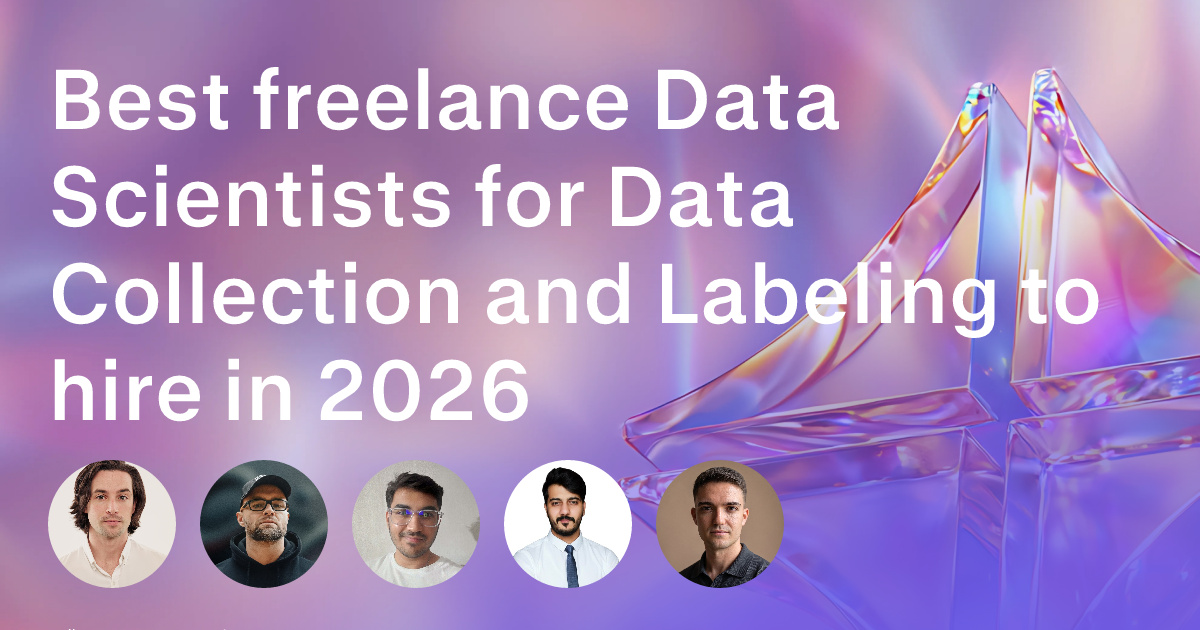 Data Science freelancers for Data Collection and Labeling