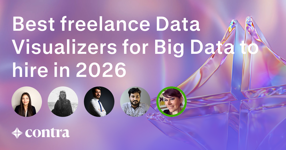 Data Visualization freelancers for Big Data