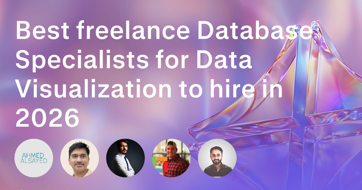 Database Development freelancers for Data Visualization