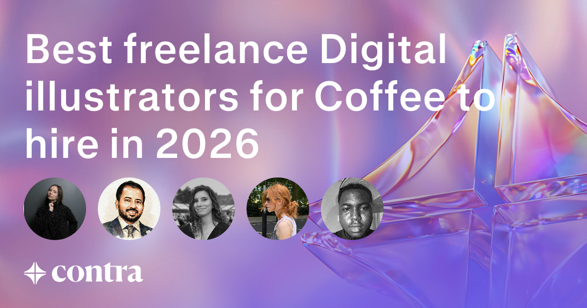 Digital illustration freelancers for Coffee