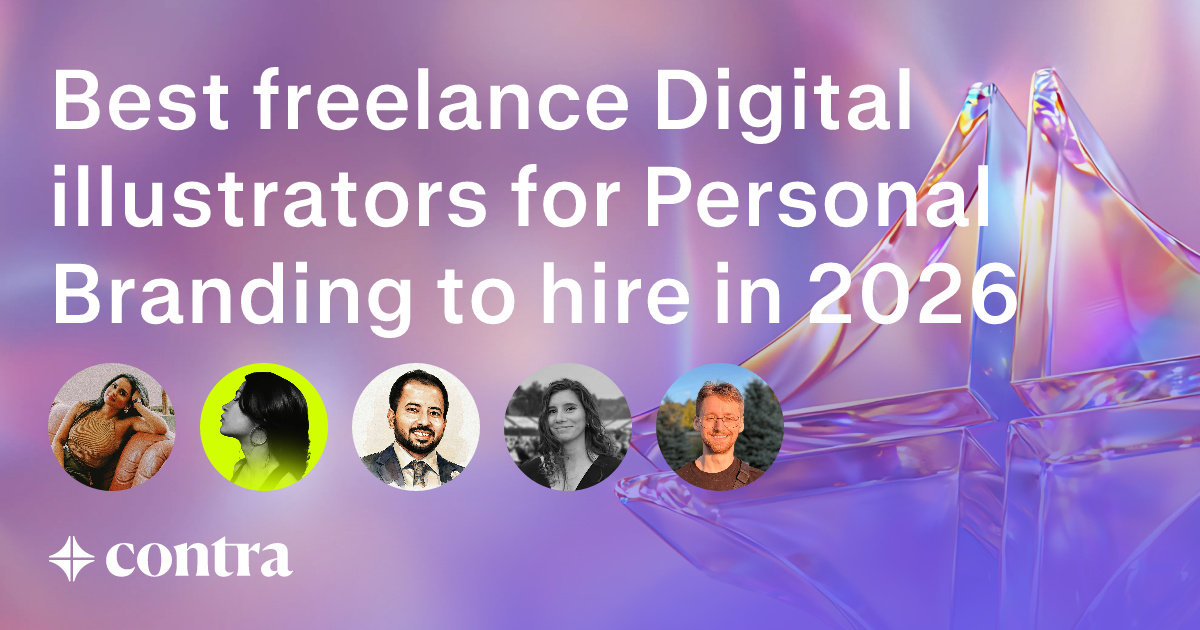 Digital illustration freelancers for Personal Branding