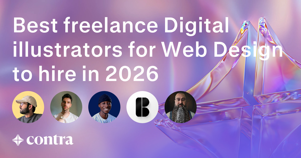 Digital illustration freelancers for Web Design