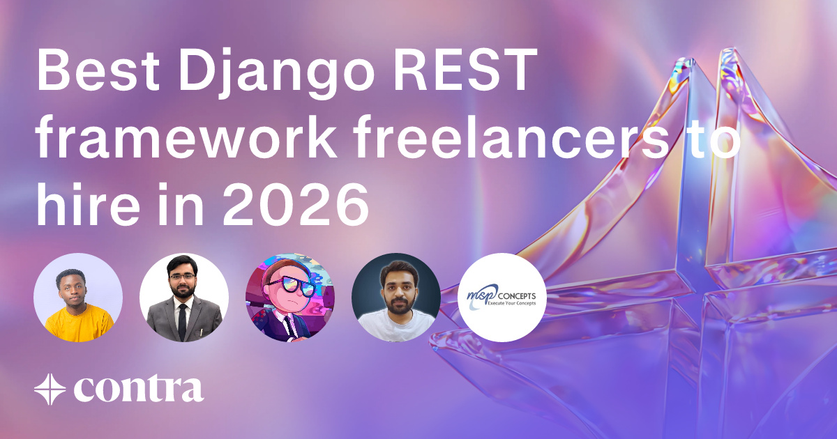 Django REST framework freelancers