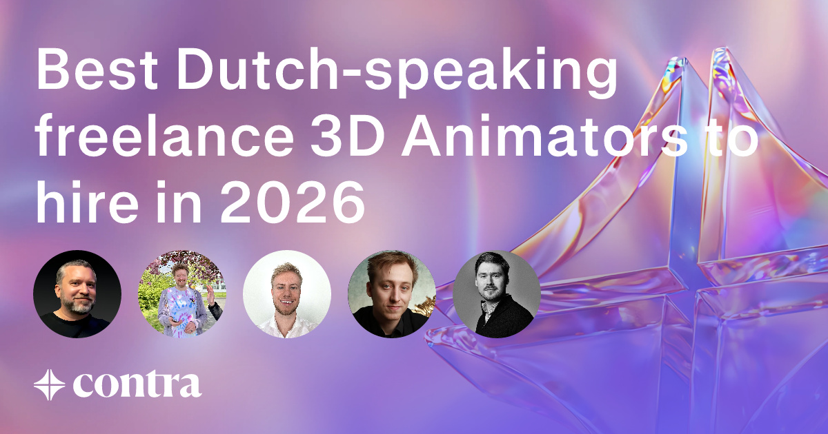 Dutch-speaking 3D Animation freelancers