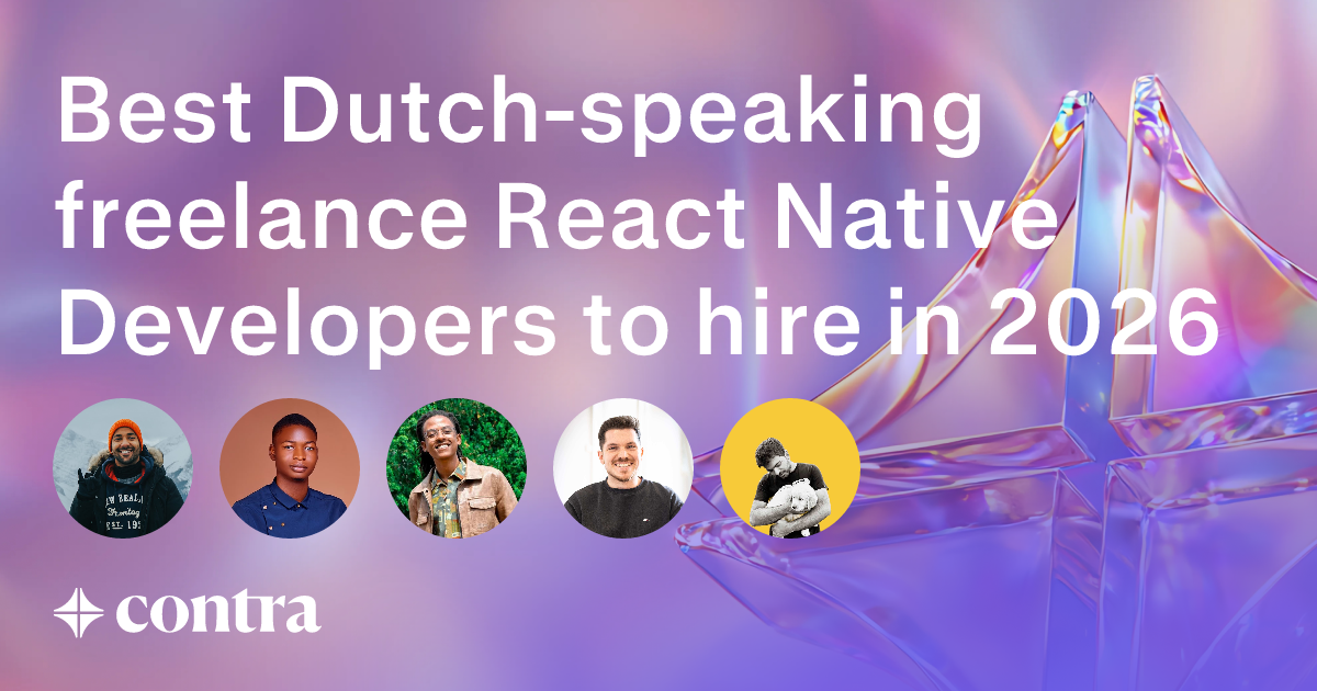 Best Dutch-speaking freelance React Native Developers to hire in 2025