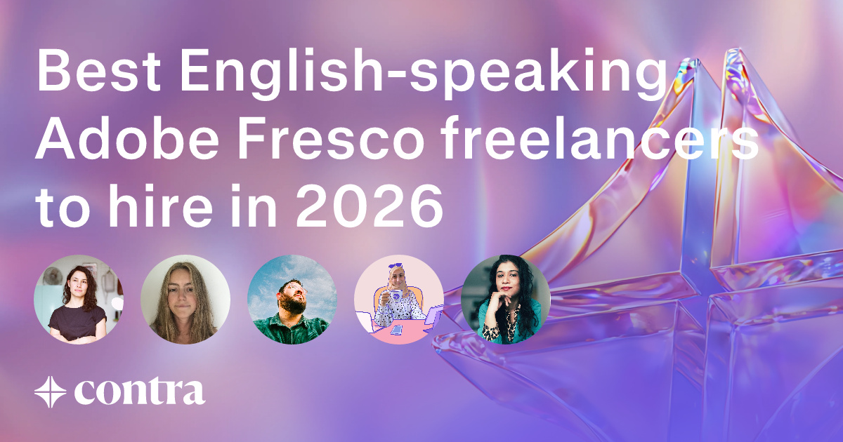 English-speaking Adobe Fresco freelancers