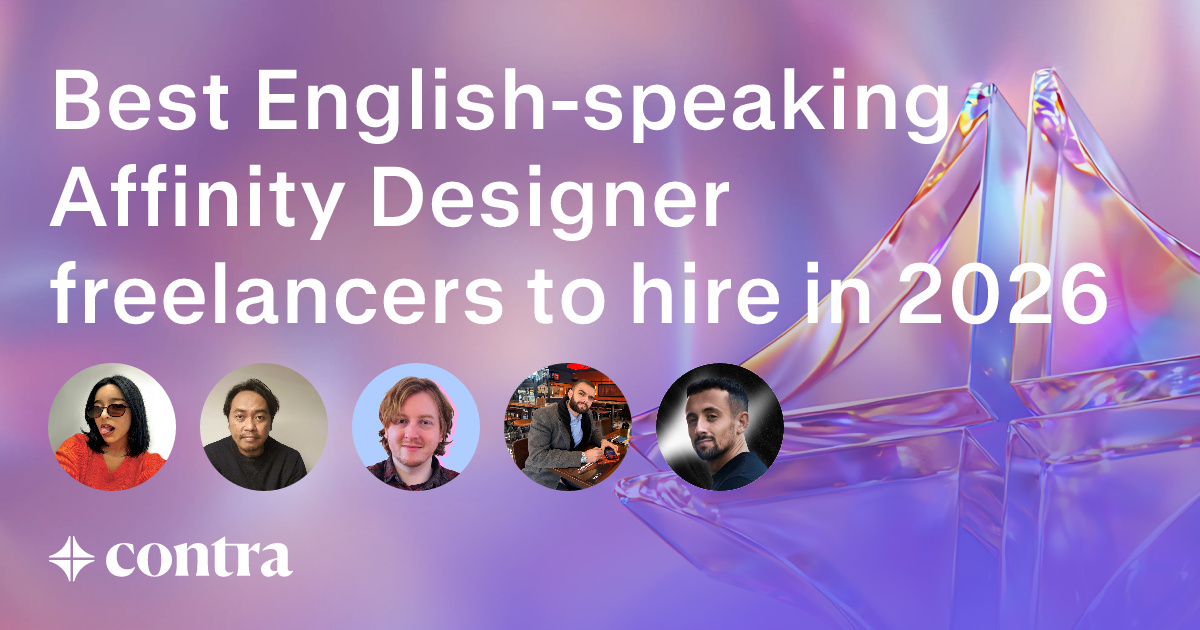 English-speaking Affinity Designer freelancers