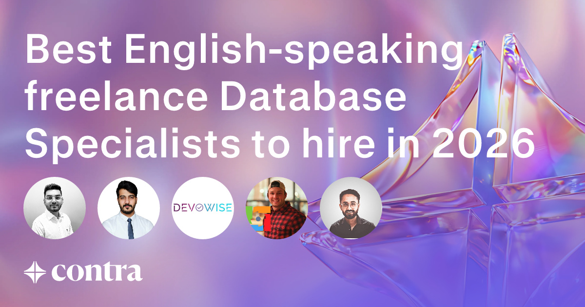 English-speaking Database Development freelancers