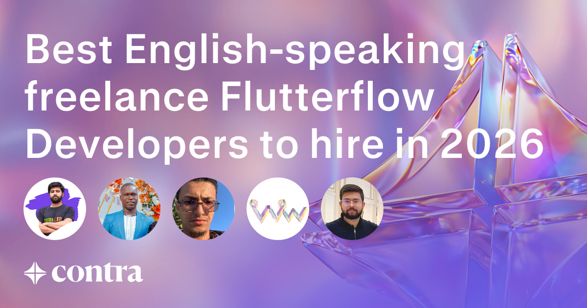 Best English-speaking freelance Flutterflow Developers to hire in 2025