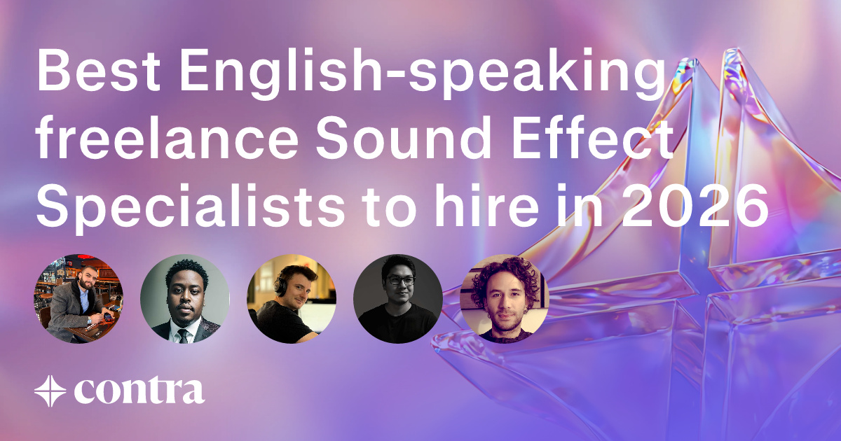 English-speaking Sound Effects freelancers