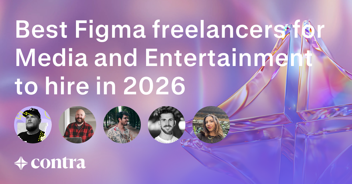Best Figma freelancers for Media and Entertainment to hire in 2025