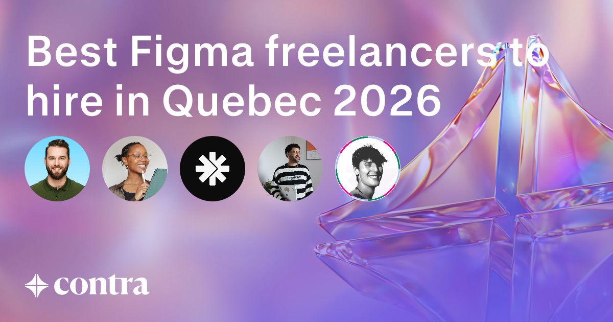 Figma freelancers in Quebec