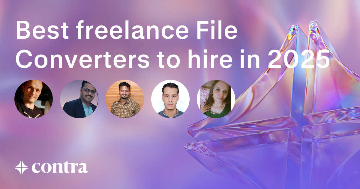 Best freelance File Converters to hire in 2025