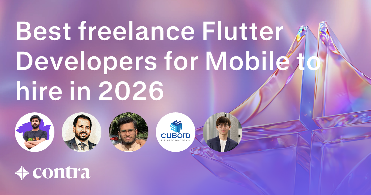 Flutter Development freelancers for Mobile
