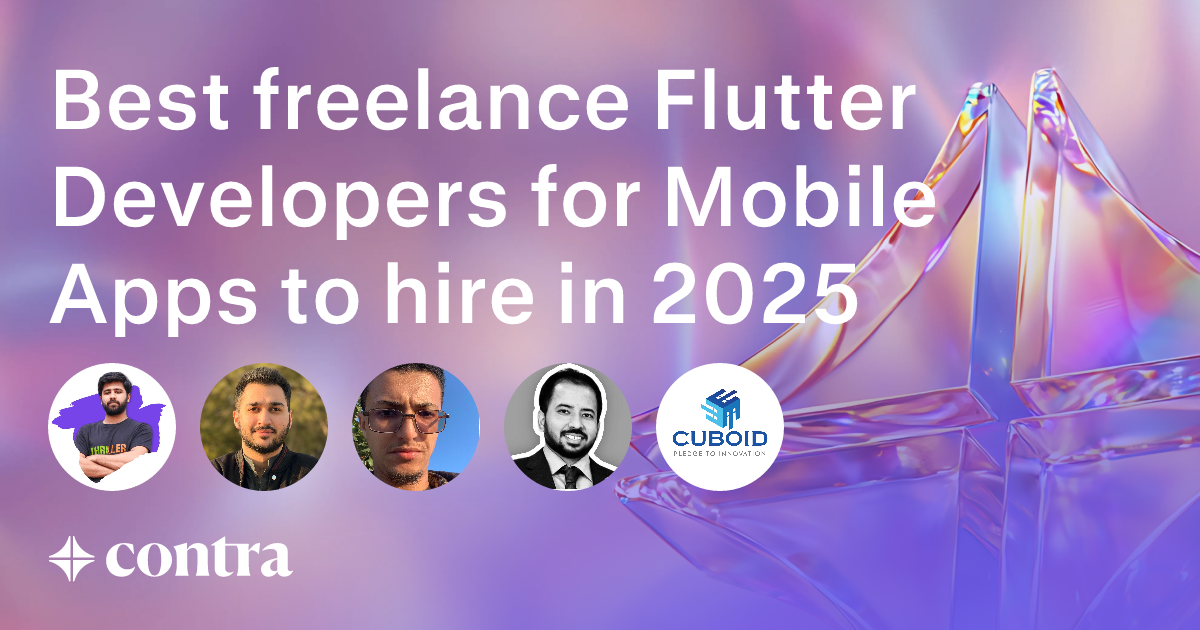 Best freelance Flutter Developers for Mobile Apps to hire in 2025