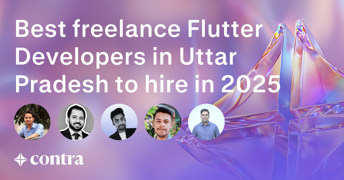 Best freelance Flutter Developers in Uttar Pradesh to hire in 2025