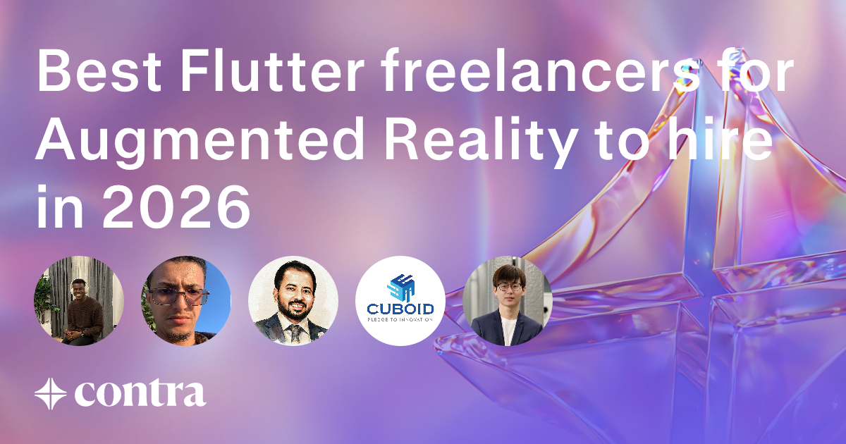 Best Flutter freelancers for Augmented Reality to hire in 2025