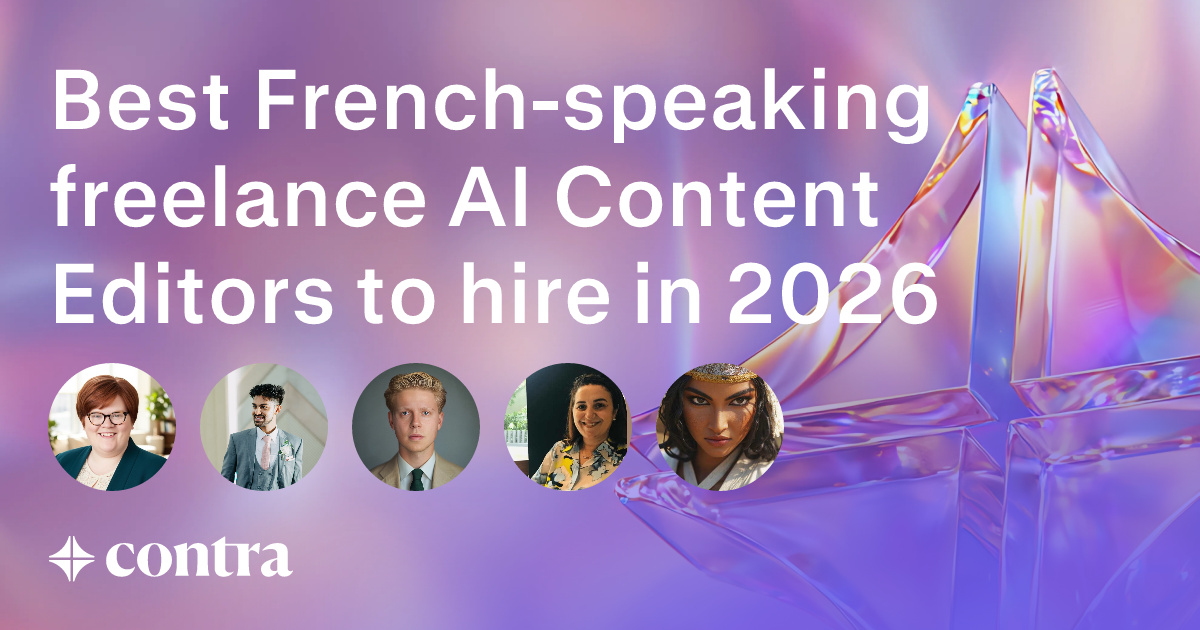 French-speaking AI Content Editing freelancers