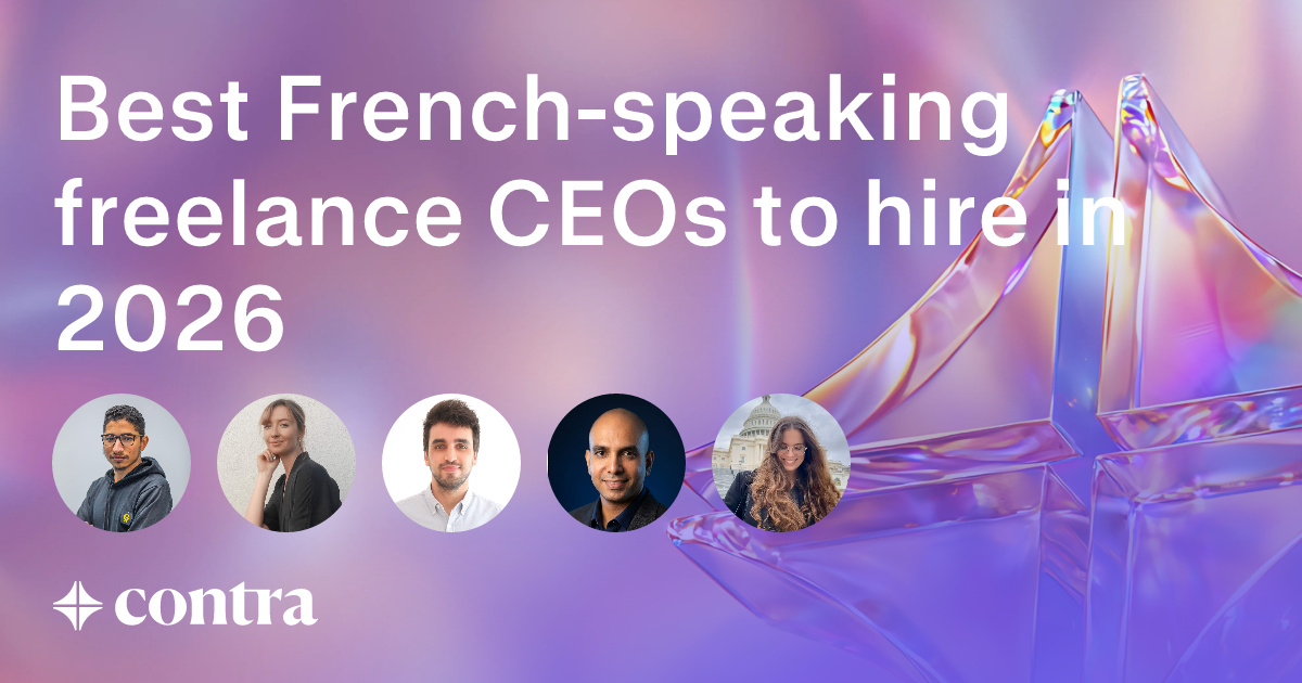 Best French-speaking freelance CEOs to hire in 2025