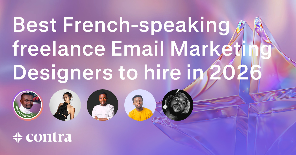 French-speaking Email Marketing Design freelancers