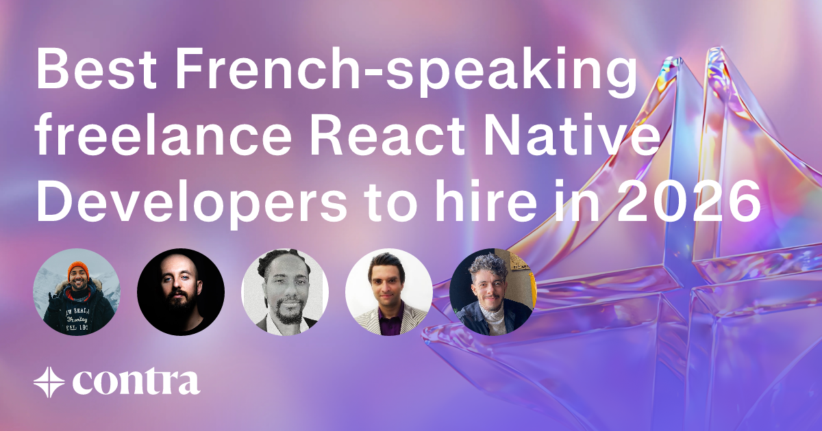 Best French-speaking freelance React Native Developers to hire in 2025
