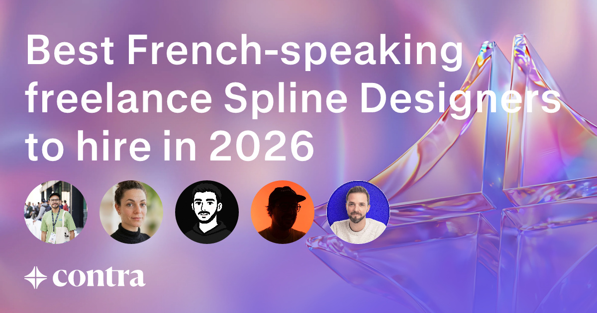 French-speaking Spline Design freelancers