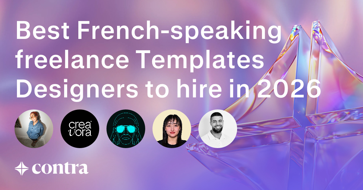 French-speaking Templates Design freelancers