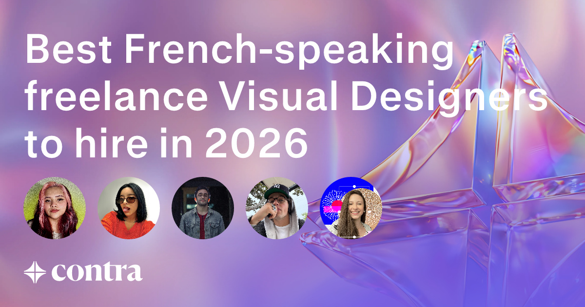 French-speaking Visual Design freelancers