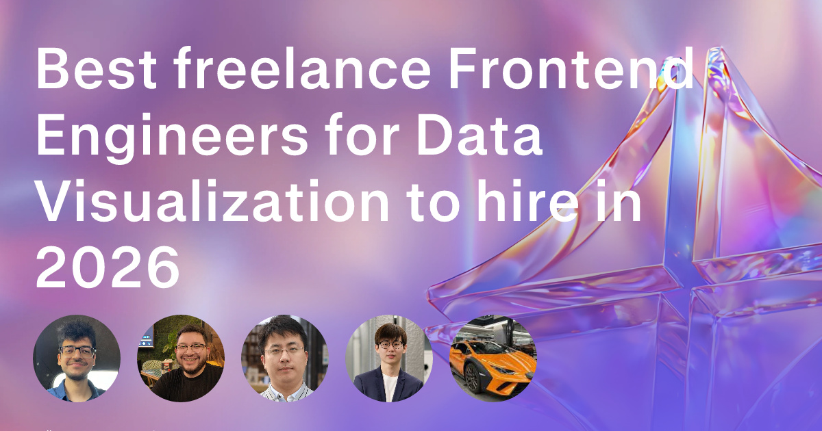 Frontend Development freelancers for Data Visualization