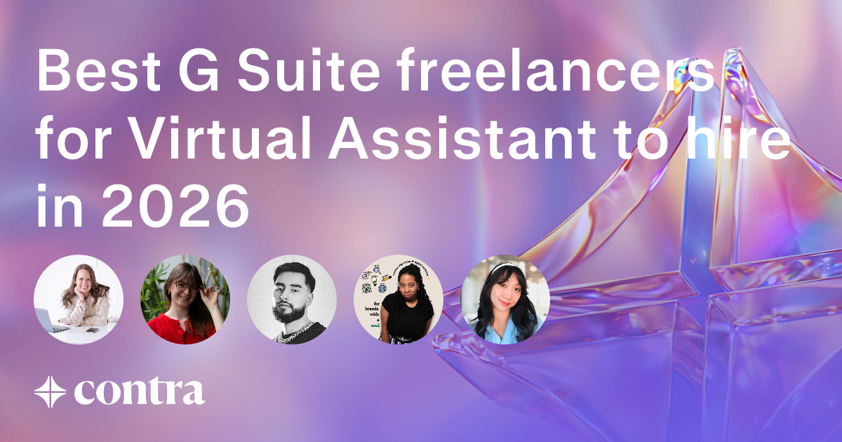 G Suite freelancers for Virtual Assistant