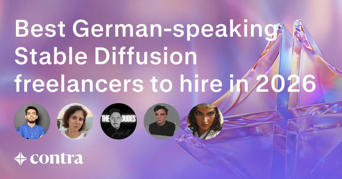 Best German-speaking Stable Diffusion freelancers to hire in 2025