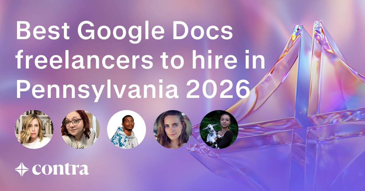 Google Docs freelancers in Pennsylvania