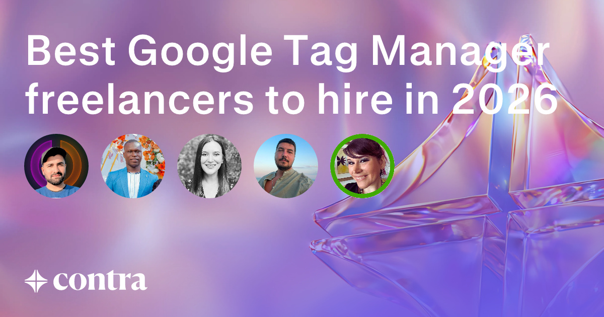 Google Tag Manager freelancers