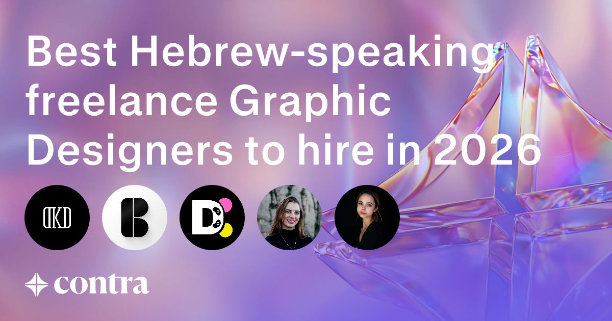 Hebrew-speaking Graphic Design freelancers