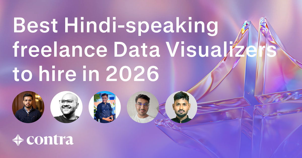 Hindi-speaking Data Visualization freelancers