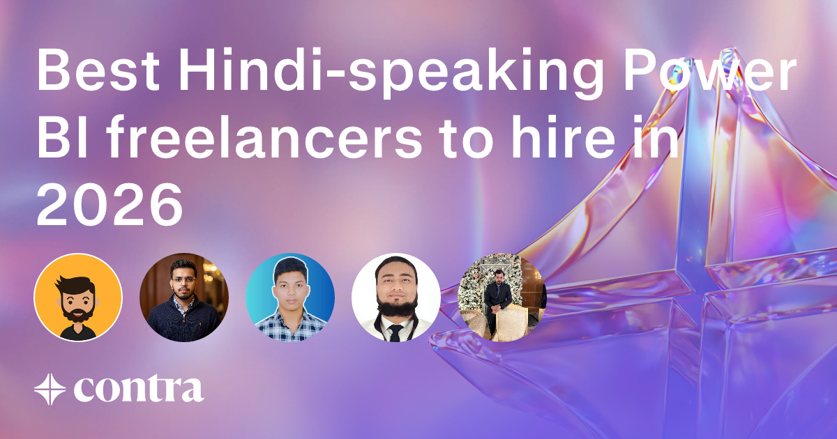 Hindi-speaking Power BI freelancers