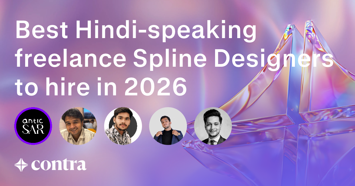 Hindi-speaking Spline Design freelancers