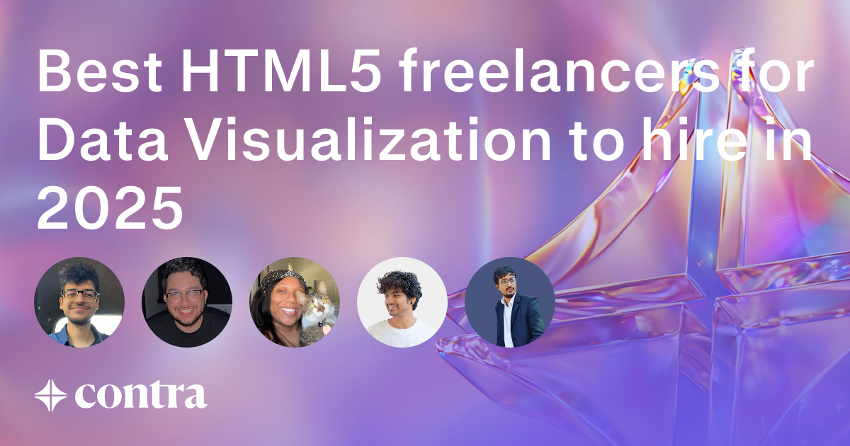 Best HTML5 freelancers for Data Visualization to hire in 2025