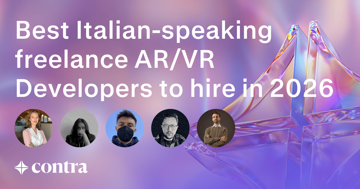 Best Italian-speaking freelance AR/VR Developers to hire in 2025
