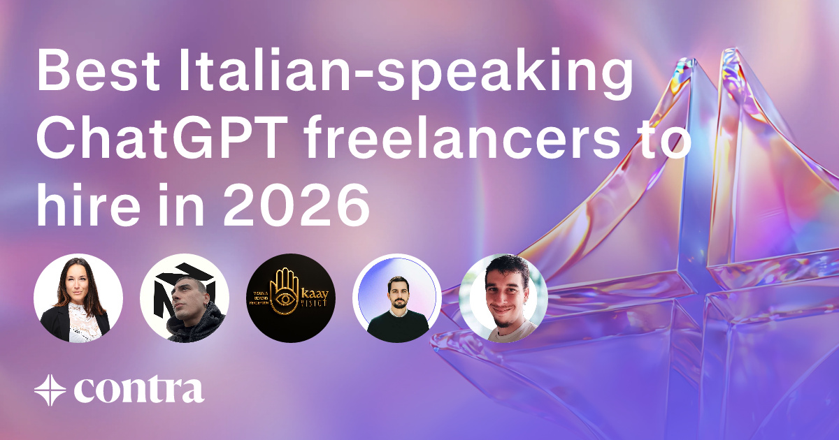 Italian-speaking ChatGPT freelancers
