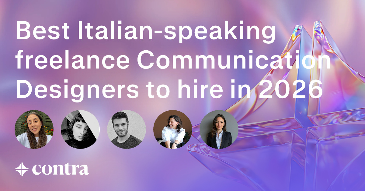 Italian-speaking Communication Design freelancers