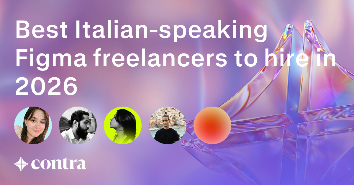 Best Italian-speaking Figma freelancers to hire in 2025