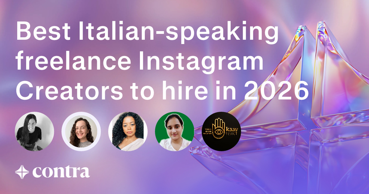 Italian-speaking Instagram Creation freelancers