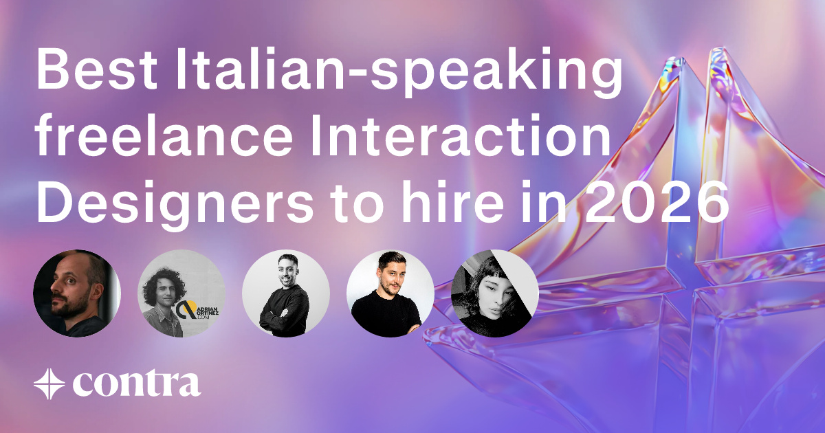 Italian-speaking Interaction Design freelancers