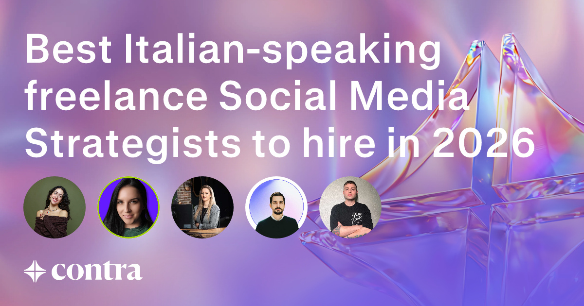 Italian-speaking Social Media Strategy freelancers