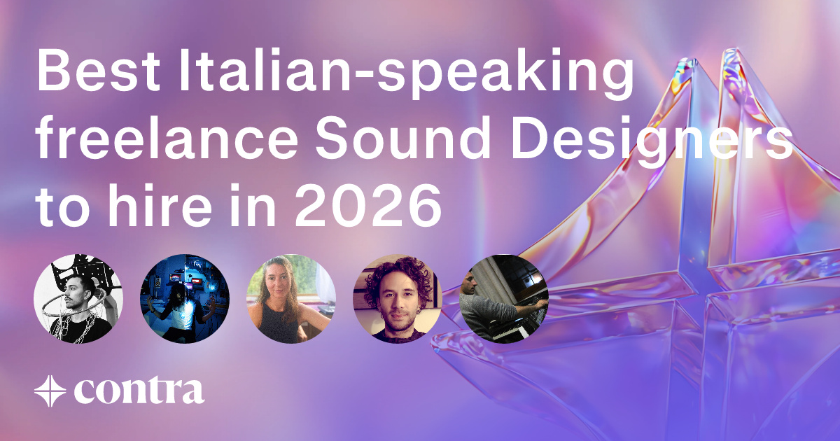 Italian-speaking Sound Design freelancers